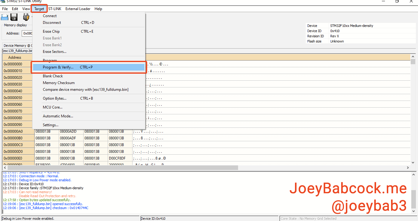 How to Flash/STLink Ninebot ESX ESC - Fixes Bricked or Updated ...