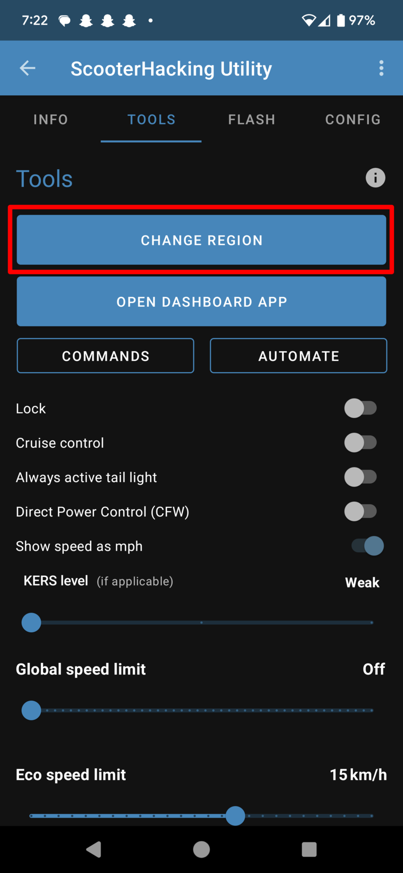 Ninebot ESX Change Serial/Region - Joey's Wiki
